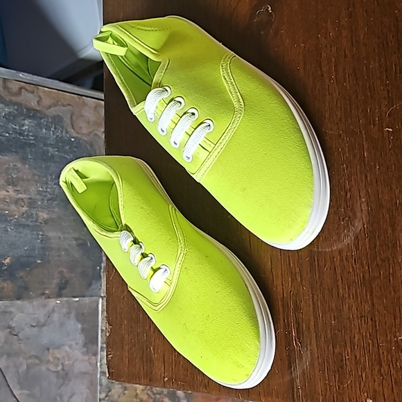 Shoes | Lime Green Sneakers Nwt Minor Flaws See Pics | Poshmark